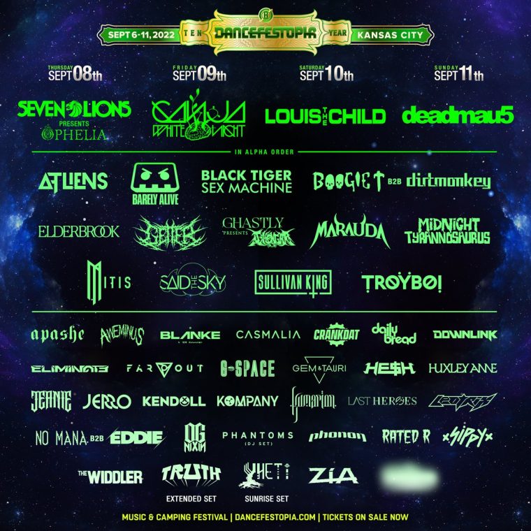 Dancefestopia 2026 Lineup