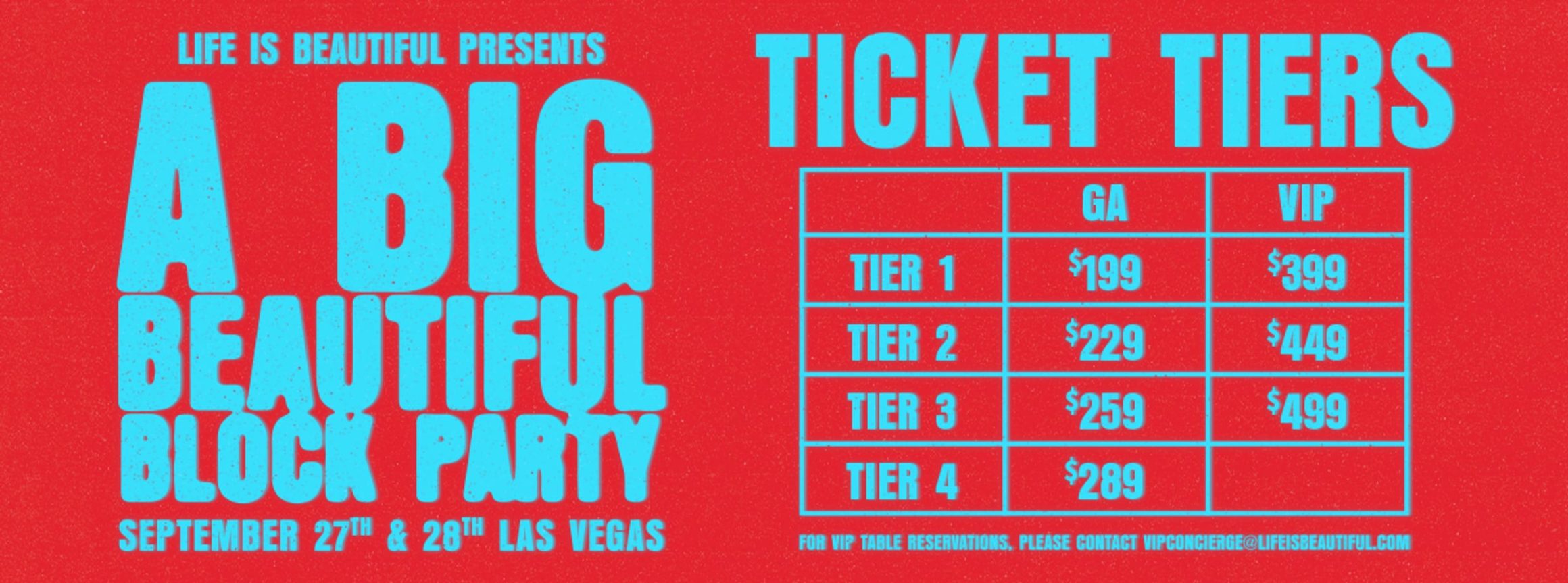 Life is Beautiful 2024 Lineup
