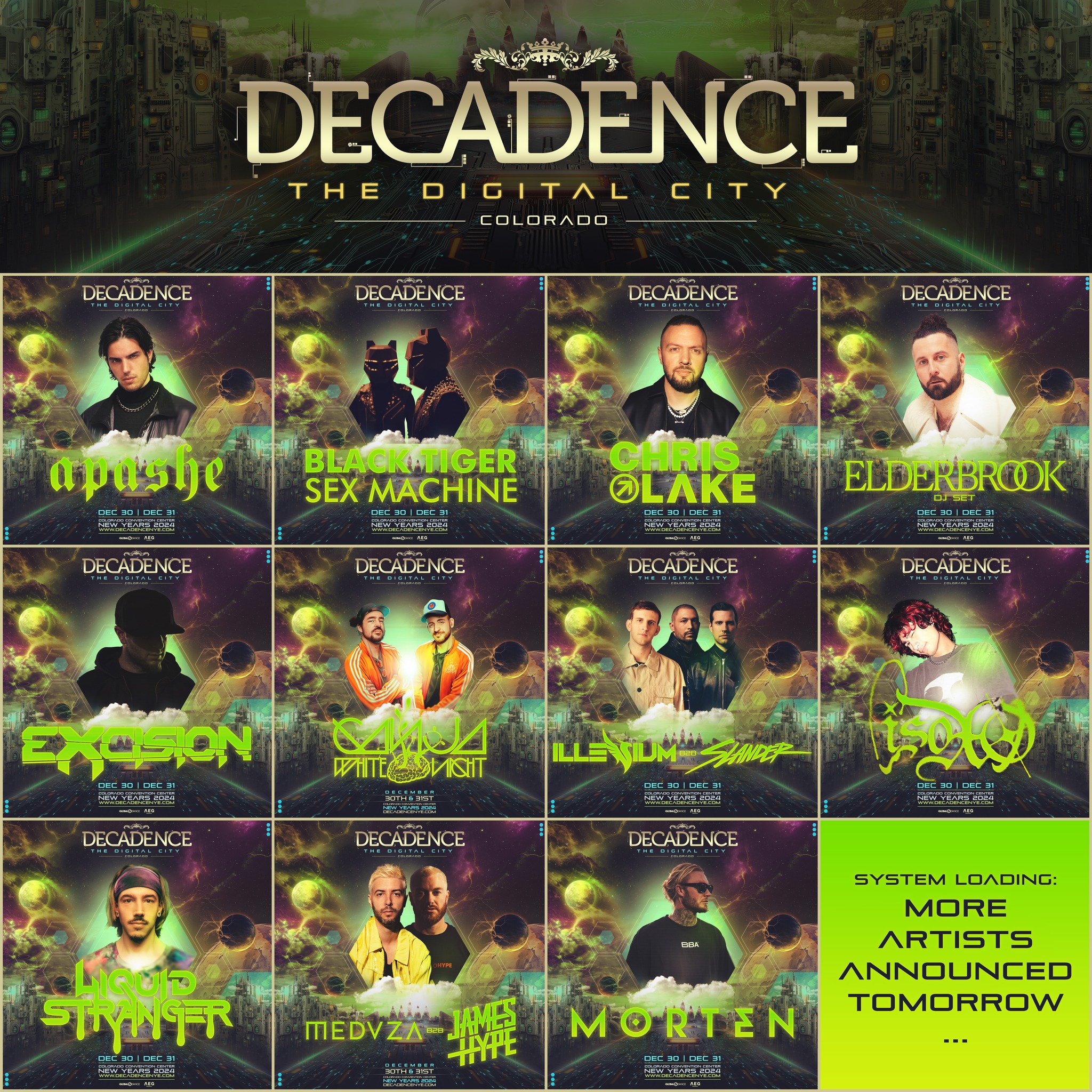Decadence Colorado Festival 2025 Lineup
