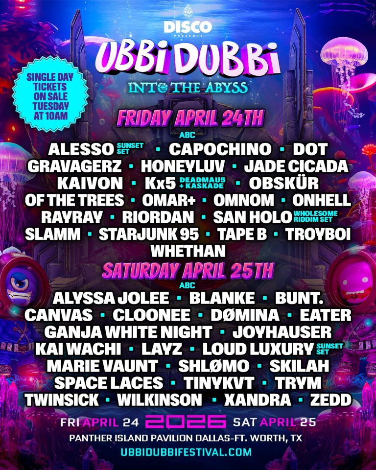Ubbi Dubbi 2026 Lineup | Music Nonstop Today