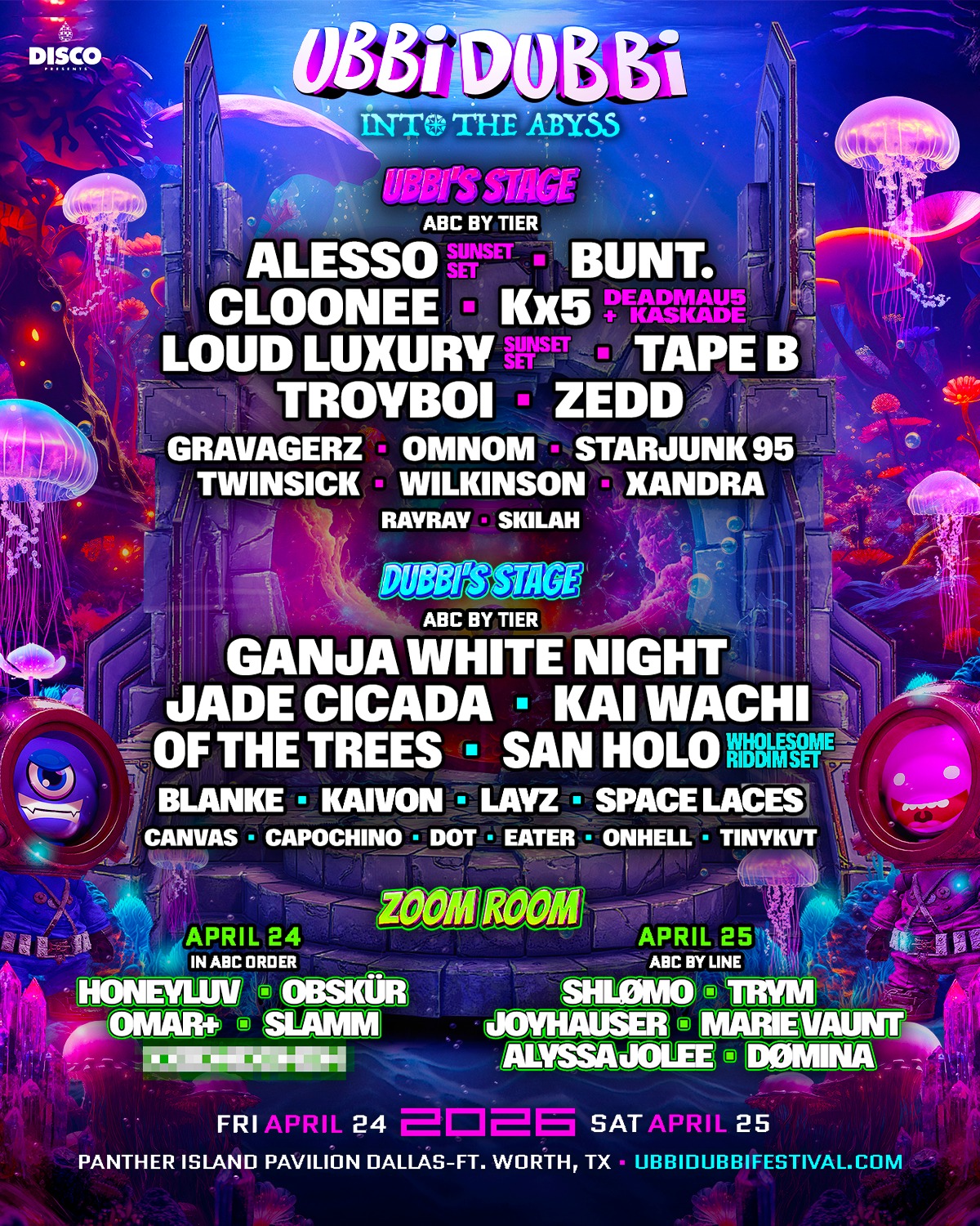Ubbi Dubbi 2026 Lineup | Music Nonstop Today